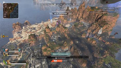Dropship Apex Legends Interface In Game