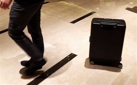 The Cowa Robot Is A Smart Suitcase That Follows You Video Cnet