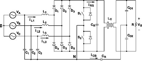 Figure 3 From Design Considerations And Performance Evaluation Of Three Phase Two Switch Zvs Pfc