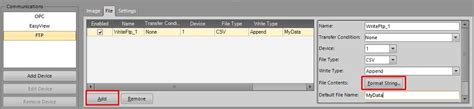 using filezilla ftp server to store data from a cognex camera cognex