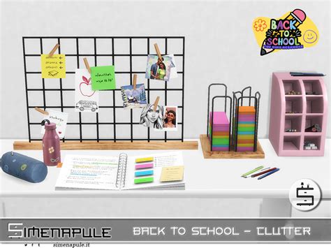 The Sims Resource Back To School Clutter