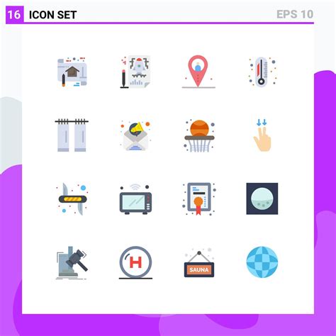 16 Universal Flat Colors Set For Web And Mobile Applications Bathroom Degree File Chemistry