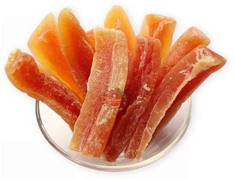 Dehydrated Fruit Papaya Slices Dice Poly Bag Packaging Size 1kg At