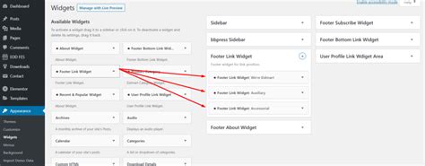 Settings Custom Widgets Documentation Wpninjadevs