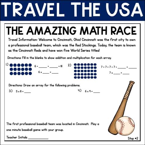Multiplication Fact Practice Review Activity Arrays Patterns Repeated