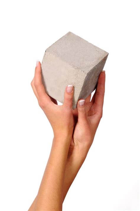 Hands And Cube Stock Photo Image Of Cube Ideas Finger 17327090