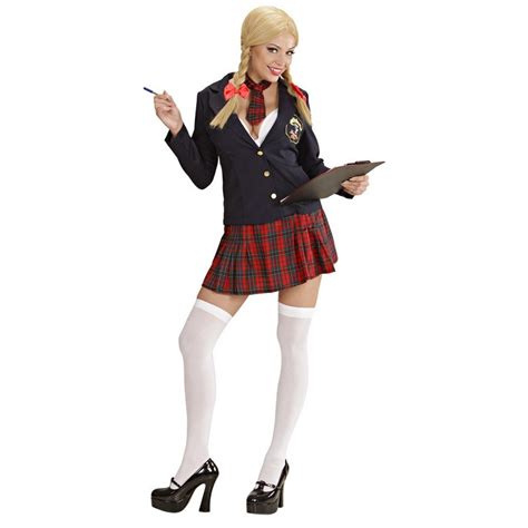 Disfraz De Colegiala Universidad Mujer Fiestasmix