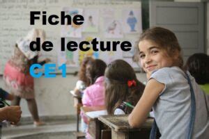 Fiche de lecture CE1 à imprimer Prof Innovant
