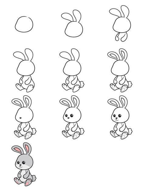 21 Easy And Cute Rabbit Drawing Ideas Drawing Photos