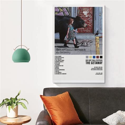 Red Hot Chili Peppers The Getaway Cover Poster Tracklist Posters