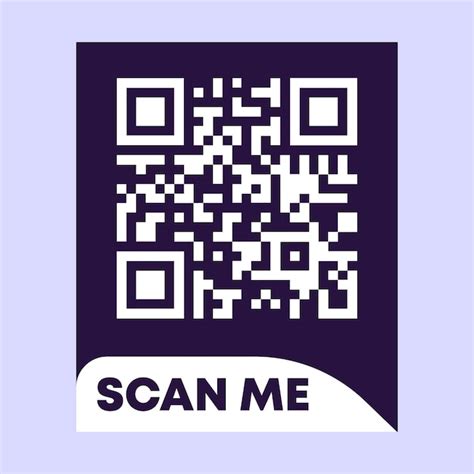 Premium Vector Scan Me Sign Flat Qrcode Icon Scan Me Qr Code Button