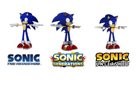 Im Not Sure If Its Just Me But The In Game Sonic Generations Sonic Model Looks Like A Mix Of