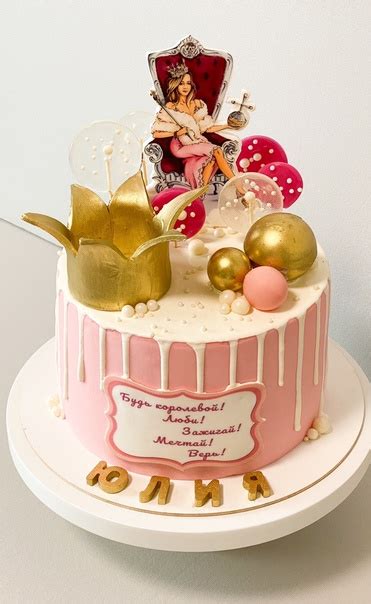 Торт с декором из мастики шоколада изомальта сахарная печать Начинка малина мята Вес 3 кг