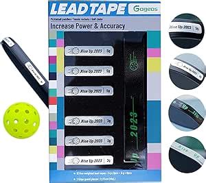 Amazon Gageas Lead Tape For Pickleball Paddles 12 Pcs Pre