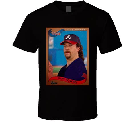 Kenny Powers Retro Look Baseball Card T Shirt Retro Look Kenny