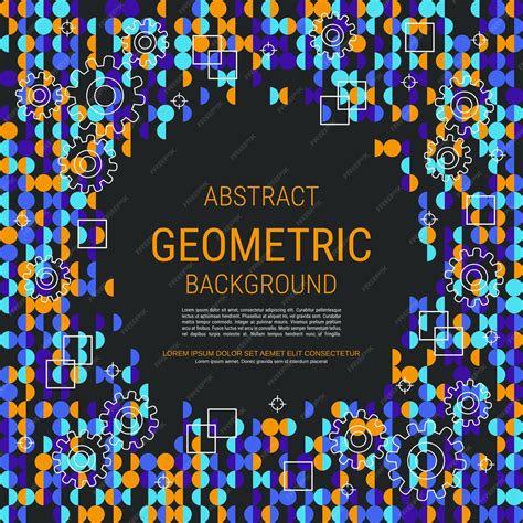 Premium Vector Abstract Geometric Style Vector Background
