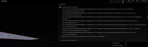 Exporting A Cloud Of Points From Blender Results In Error · Issue