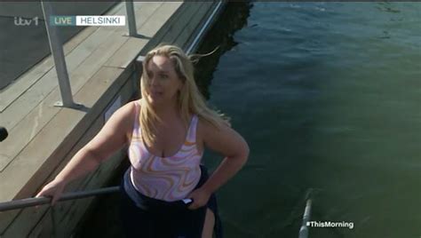 Josie Gibson Suffers Major Wardrobe Blunder As Swimming Costume Comes