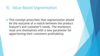 Market Segmentation PPT