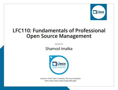 shamod samarawickrama on linkedin opensource