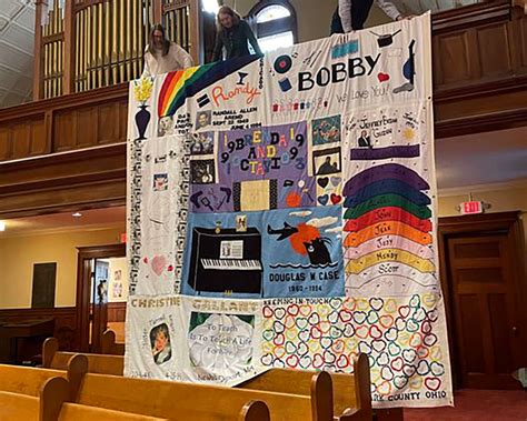 Universalist Unitarian Church Of Haverhill Displays Aids Memorial Quilt
