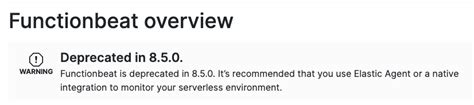 Request Functionbeat Deprecation · Issue 2225 · Elastic