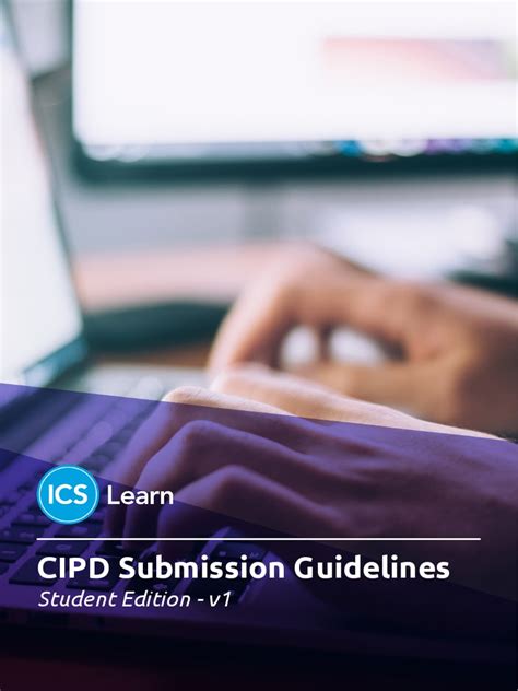 Ics Learn Cipd Submission Guidelines V3 1 March 2020 Pdf Word
