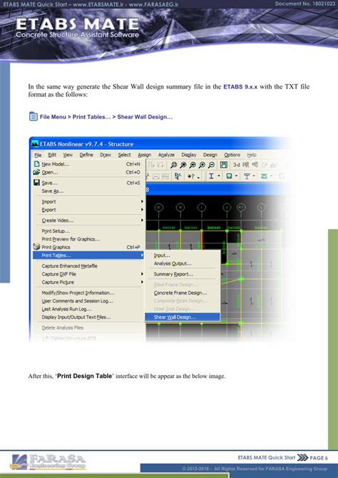 Pdf Etabs Mate Quick Startfoundamate Ir File Etabs Mate Quick Start