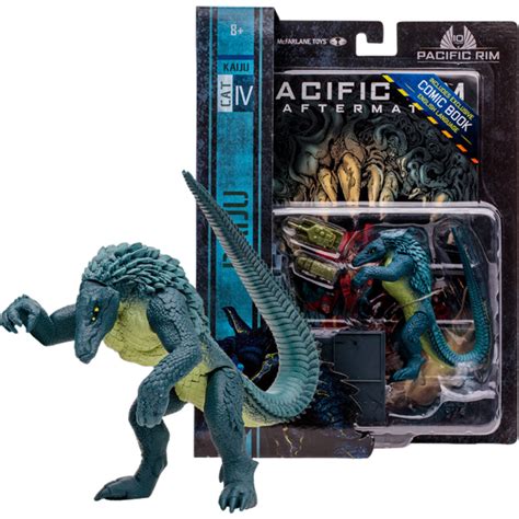 Pacific Rim Raiju Kaiju 4 Scale Action Figure With Comic Book By