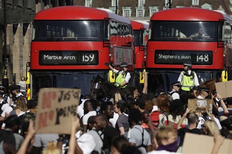 World Alarmed By Violence In Us Thousands March In London Thegrio