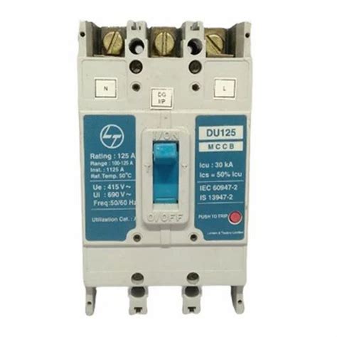 Triple Pole L T DU TP MCCB KA Rated Current A At Rs In Surat