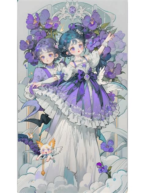 【卡牌自设鸢尾花精灵】