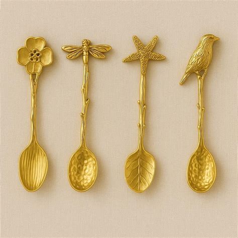 Unique Small Spoon Set Etsy