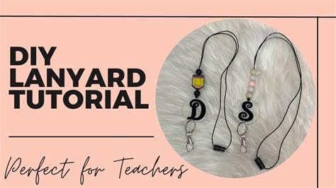 Diy Beaded Lanyard Tutorial Easy 1 Hour Diy Youtube