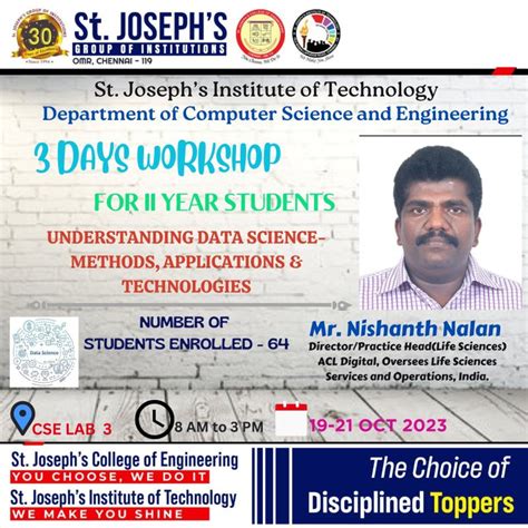 Cse St Josephs Institute Of Technology On Linkedin Sjit Cse