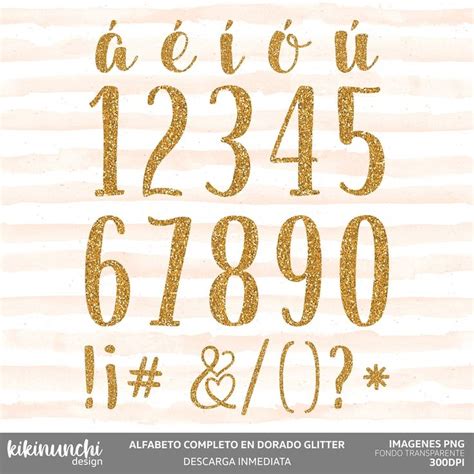 Imágenes prediseñadas de alfabeto de brillo dorado letras cursiva