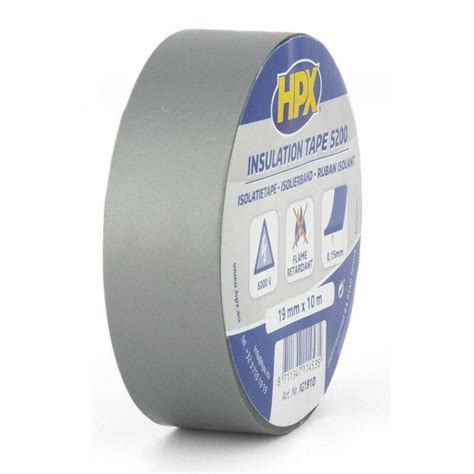Ruban Isolant PVC Gris 19mm X 10m
