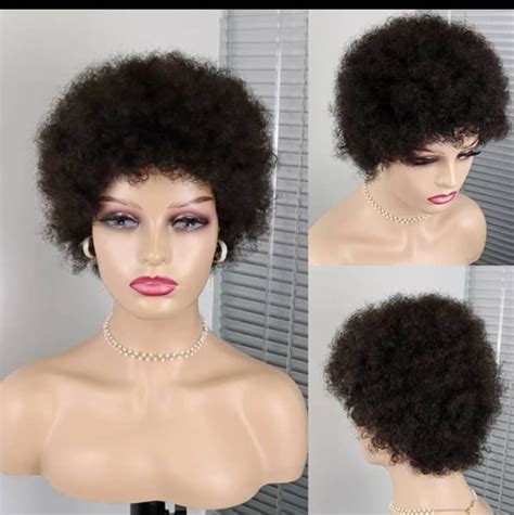 Perruque Afro Courte