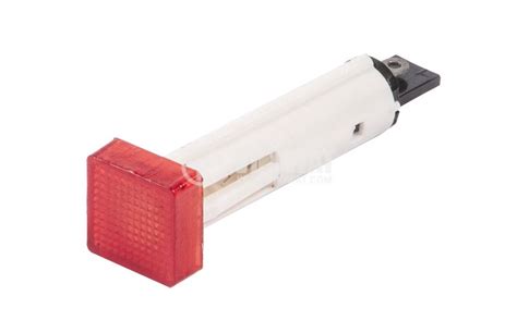 Индикаторна глим лампа, 250V, 5W, червена