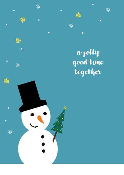 Kerstkaart Grappig Sneeuwpop Met Foto Kaartje Go