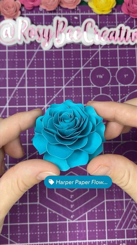 Make The Harper Flower With Me 💙 Find The Template And Tutorial At The