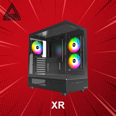 เคสคอม Montech รุ่น Xr ประกันศูนย์ 1 ปี Shopee Thailand