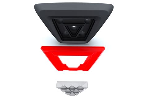 Rc Arlos 24k1219 Diffuser Brake Light For Toyota Supra A90 Drifted