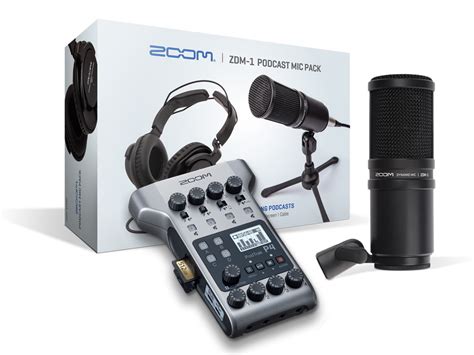 Zoom Unveils New PodTrak P4 Podcasting Recorder and ZDM-1 Podcast Mic ...
