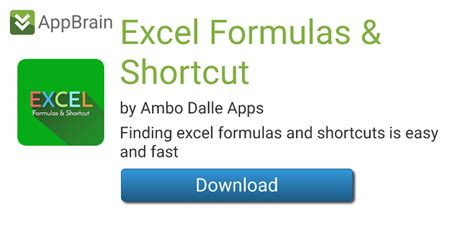 excel formulas and shortcut for android free app download