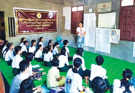 ကျိုက်မရောမြို့နယ်၌ ဗုဒ္ဓဘာသာကလျာဏယုဝအသင်းမှကြီးမှူး၍ ယဉ်ကျေးလိမ္မာ သင်တန်းဖွင့်လှစ် Myawady