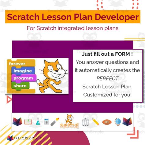 Scratch Lesson Plan Developer For Scratch Integrated Lesson Plans By