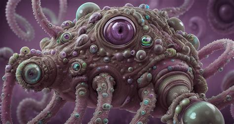Collection Of Microscopic Alien Creatures Rstablediffusion