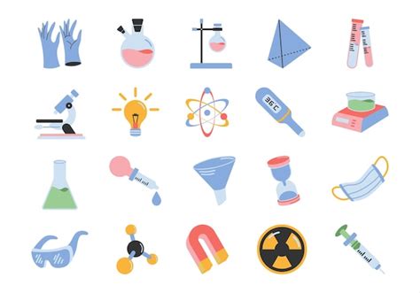 Science Lab Elements Vectors And Illustrations For Free Download Freepik