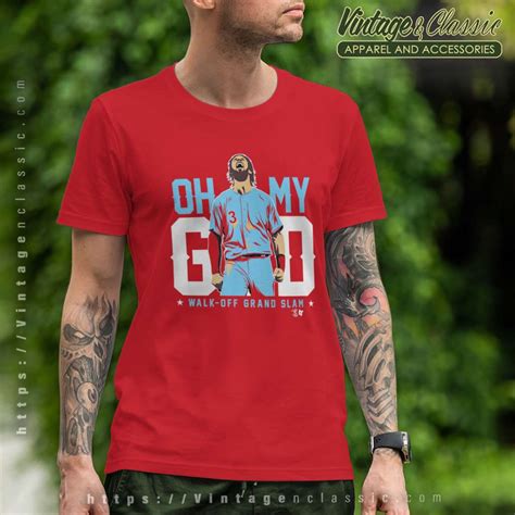 Bryce Harper Shirt Oh My God Bryce Philadelphia Baseball Vintagenclassic Tee